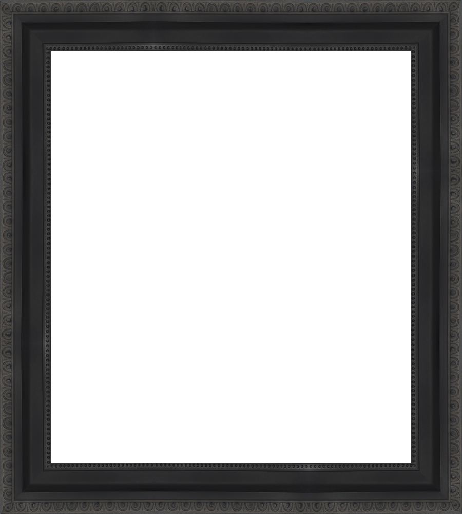 1.25 inch Black with ornate edges – BayFrames